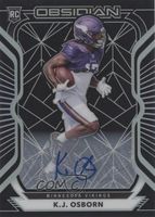 KJ Osborn 2020 Obsidian #195 Rookie Autographs (/150) PSA 10 Price ...