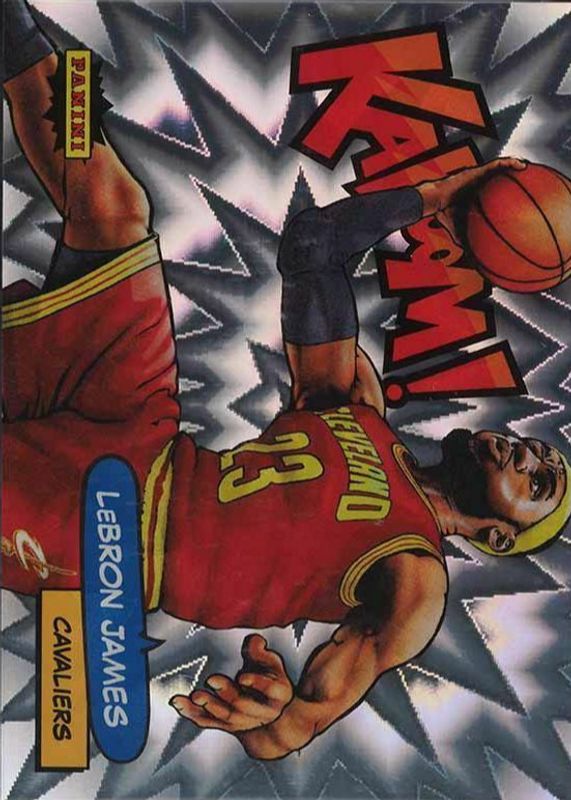 LeBron James 2015 Excalibur #9 Kaboom! RAW Price Guide - Sports Card ...