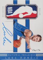 Luka Doncic 2018 National Treasures #127 Rookie Patch Auto - Logoman /1 ...