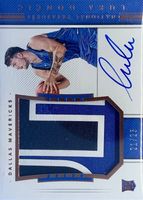 Luka Doncic 2018 National Treasures #127 Rookie Patch Auto Horizontal ...