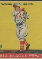 Bing Miller 1933 Goudey #59 Base SGC 3.5 Price Guide - Sports Card Investor