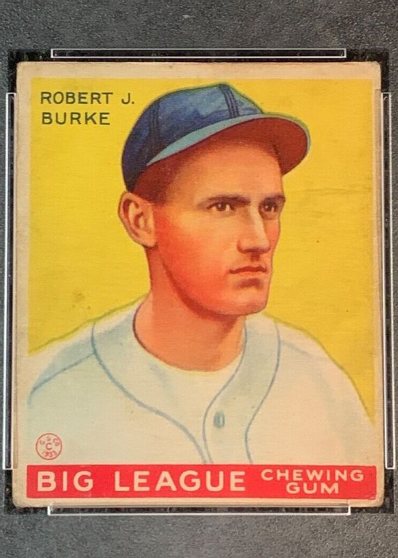Robert J. Burke Baseball Cards Price Guide - Sports Card Investor
