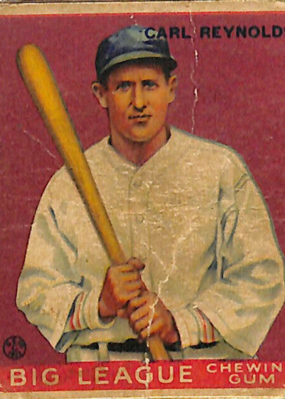 Carl Reynolds 1933 Goudey #120 Base Price Guide - Sports Card Investor