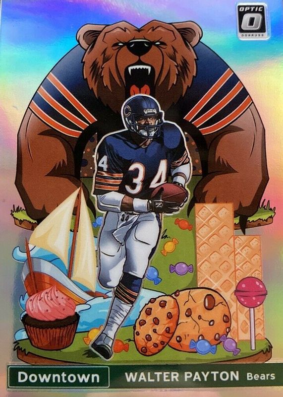 Walter Payton 2020 Optic #DT-28 Downtown /(SSP) BGS 9 Price Guide ...