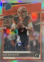 Joe Burrow 2020 Optic #151 Rated Rookie Autographs - Holo /99 Price ...