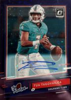 Tua Tagovailoa 2020 Optic #TR-TT The Rookies Autographs - Purple Stars ...