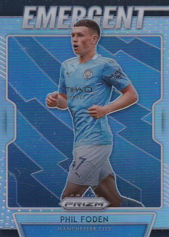 Phil Foden 2020 Prizm Premier League #7 Emergent - Silver Price Guide ...