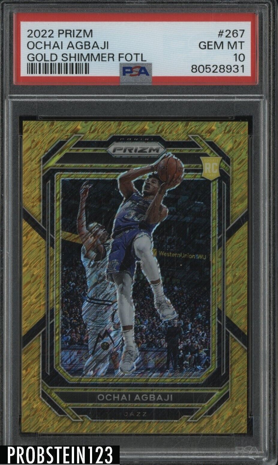 Ochai Agbaji 2022 Select Premier Level Tri-Color #199 Price Guide ...