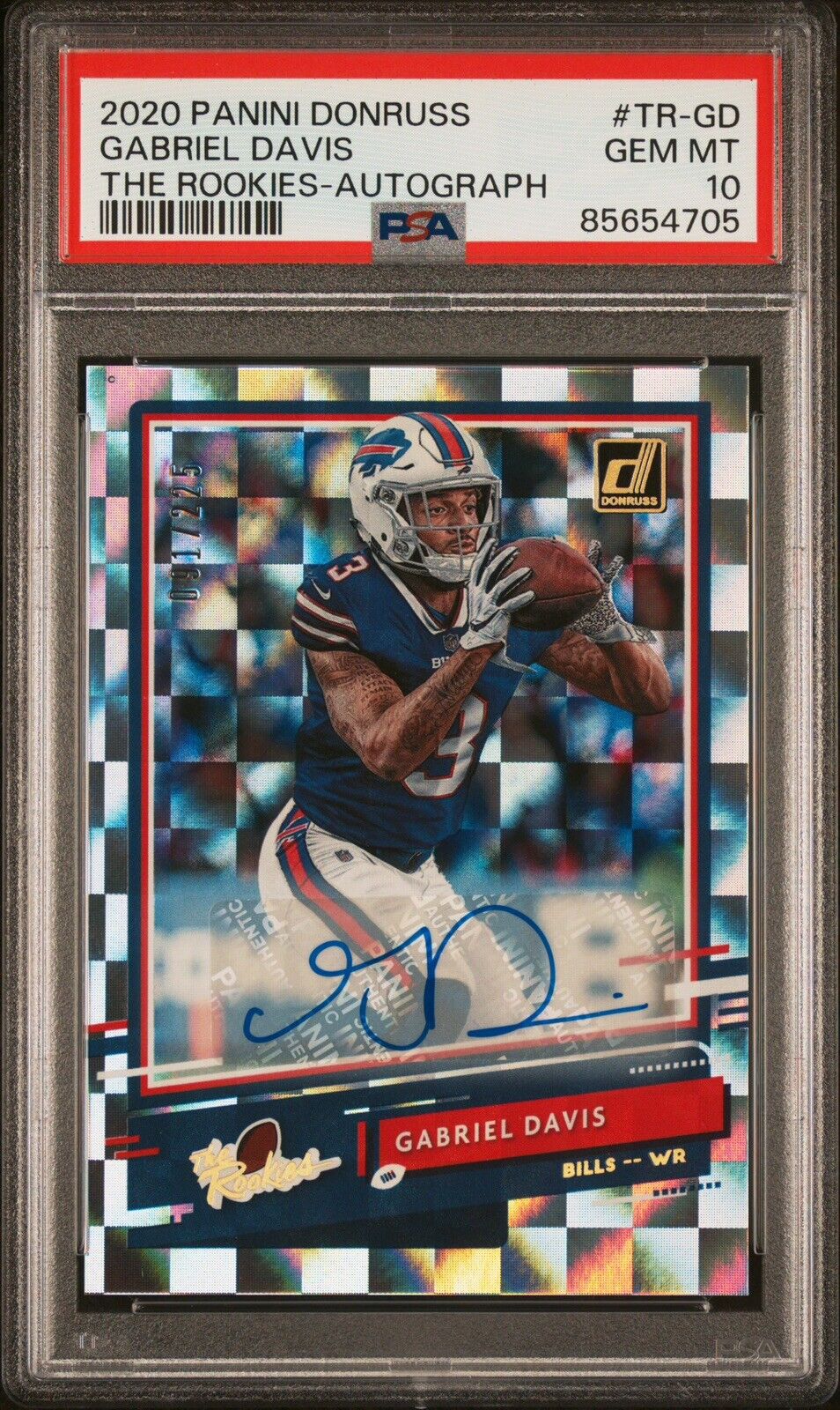 Gabriel Davis 2020 Select Concourse Red Die-Cut #82 Price Guide ...