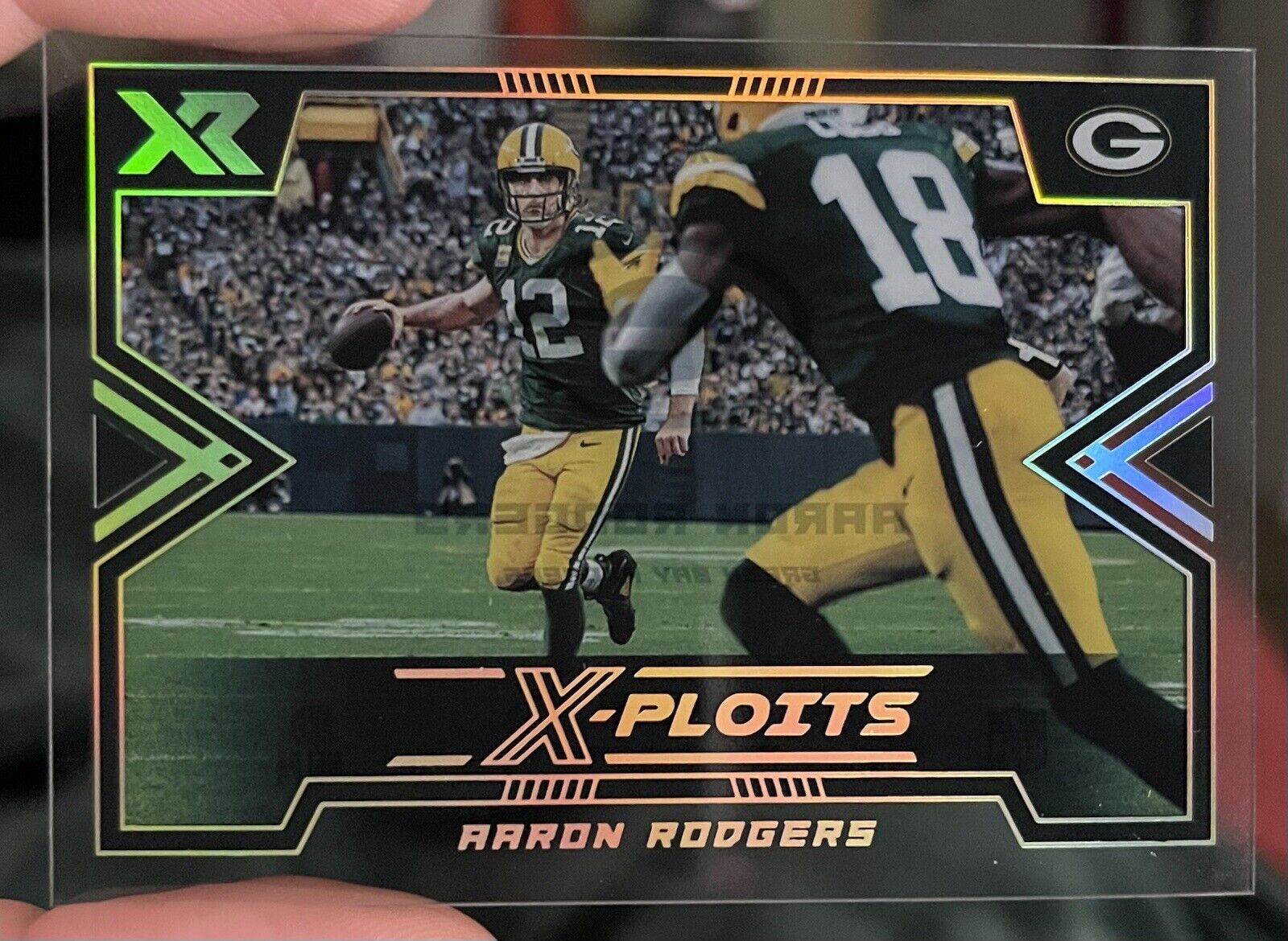 Aaron Rodgers 2022 XR X-Ploits #XP-18 Price Guide - Sports Card Investor
