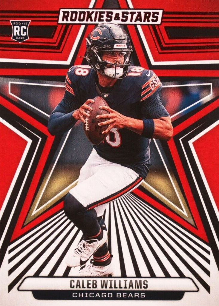 Caleb Williams 2024 Rookies & Stars #118 Red Price Guide - Sports Card ...
