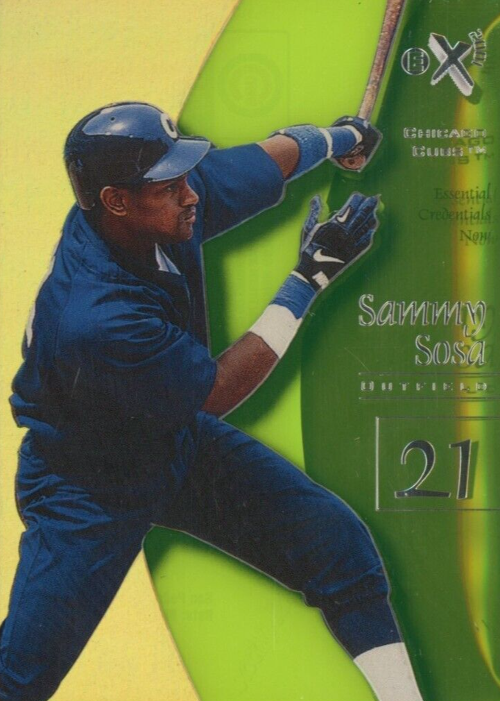 Sammy Sosa 1998 Skybox E-X2001 #29 Essential Credentials Now (/29 ...