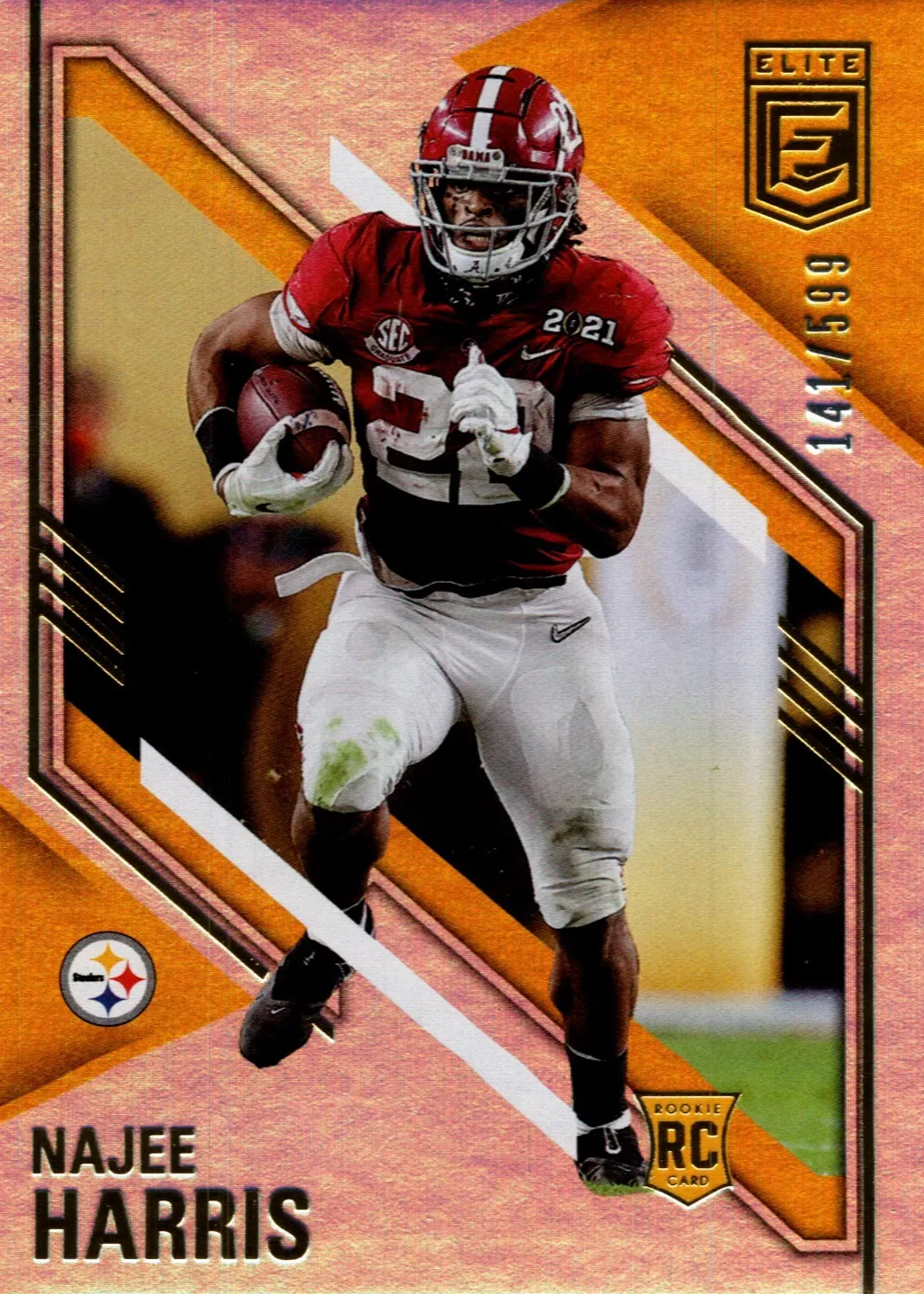 Najee Harris 2021 Elite #109 Base Rookie /599 Price Guide - Sports Card ...
