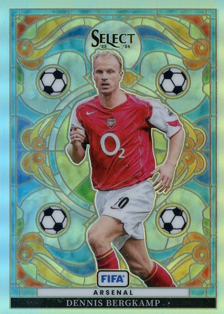 Dennis Bergkamp 2023 Select FIFA #16 Stained Glass /(SSP) Price Guide ...