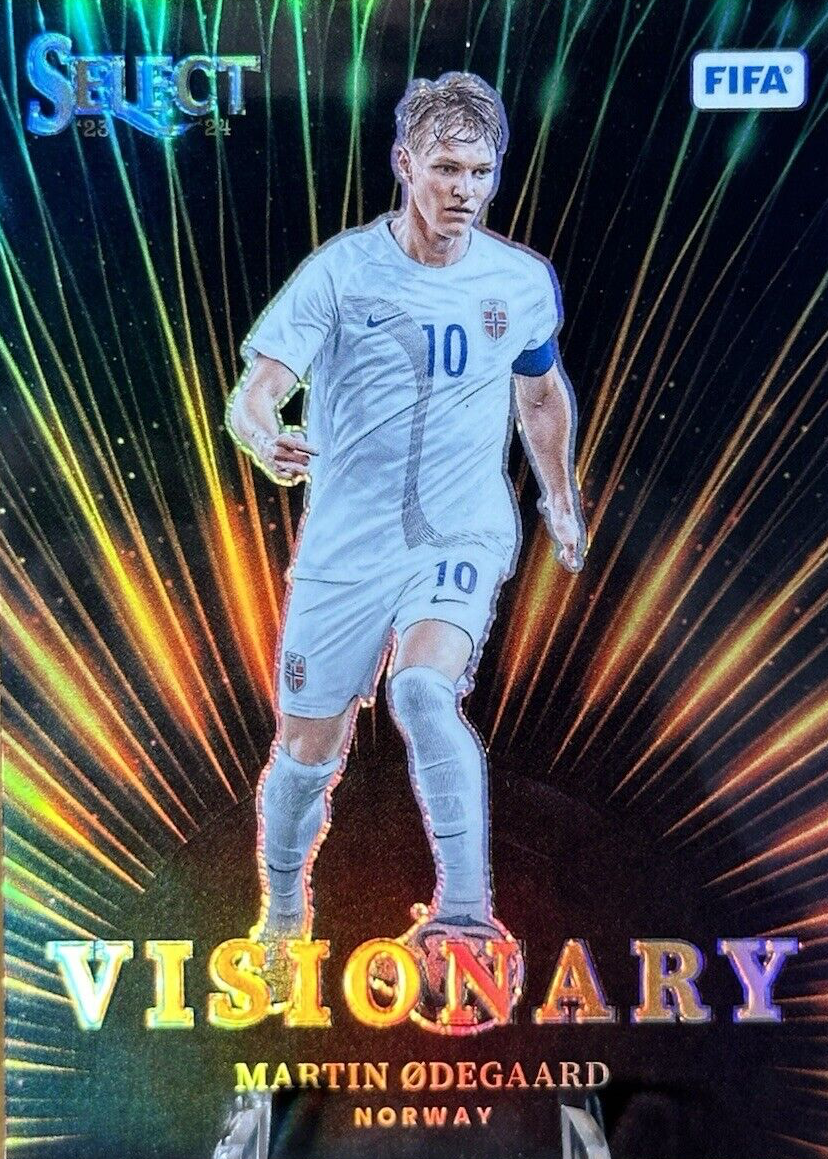 Martin Odegaard 2023 Select FIFA #1 Visionary /(SSP) Price Guide ...