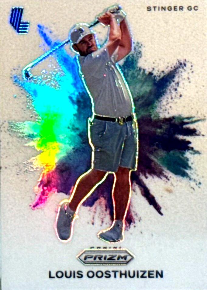 Louis Oosthuizen 2024 Prizm LIV #7 Color Blast /(SSP) Price Guide ...