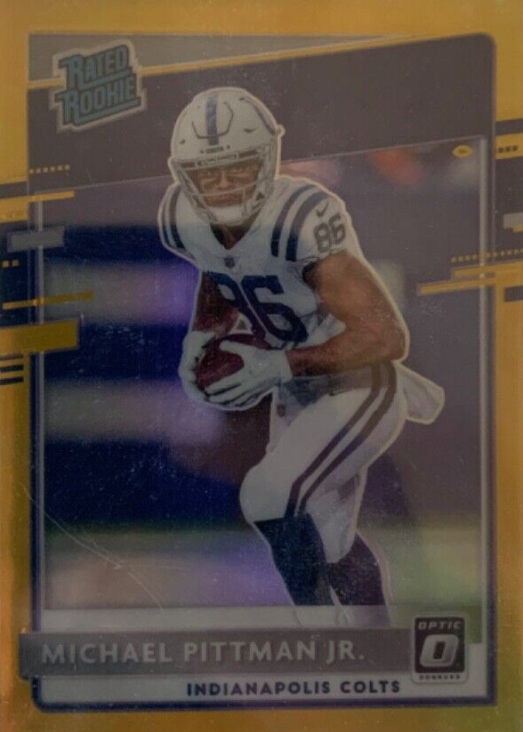 Michael Pittman Jr. 2020 Optic #172 Gold /10 Price Guide - Sports Card ...