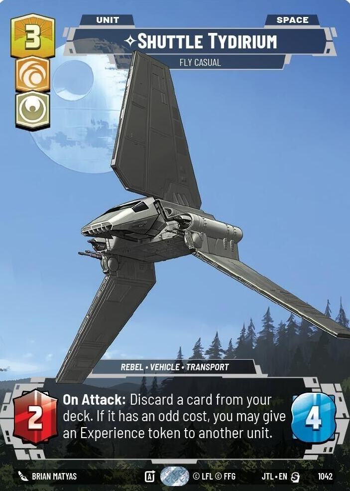 Shuttle Tydirium - Fly Casual 2025 Jump to Lightspeed #1042 Prestige ...