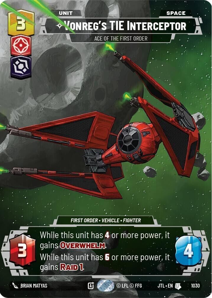 Vonreg's TIE Interceptor - Ace of the First Order 2025 Jump to ...