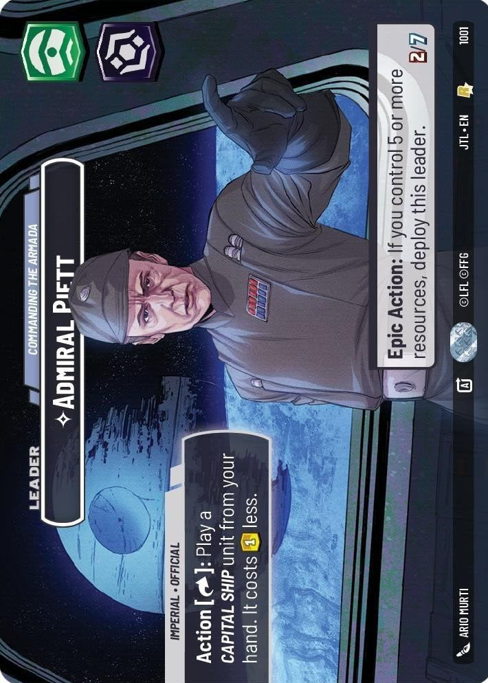 Admiral Piett - Commanding the Armada 2025 Jump to Lightspeed #1001 ...