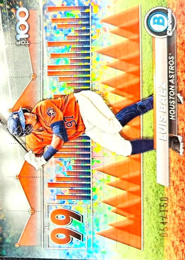 Luis Baez 2024 Bowman #BTP-99 Bowman Scouts' Top 100 - Mini-Diamond ...