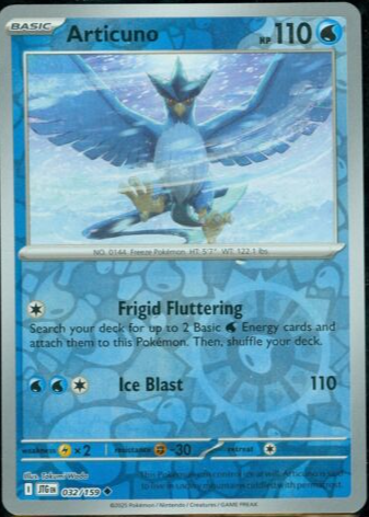 Articuno 2025 Scarlet & Violet: Journey Together #032/159 Reverse Holo ...