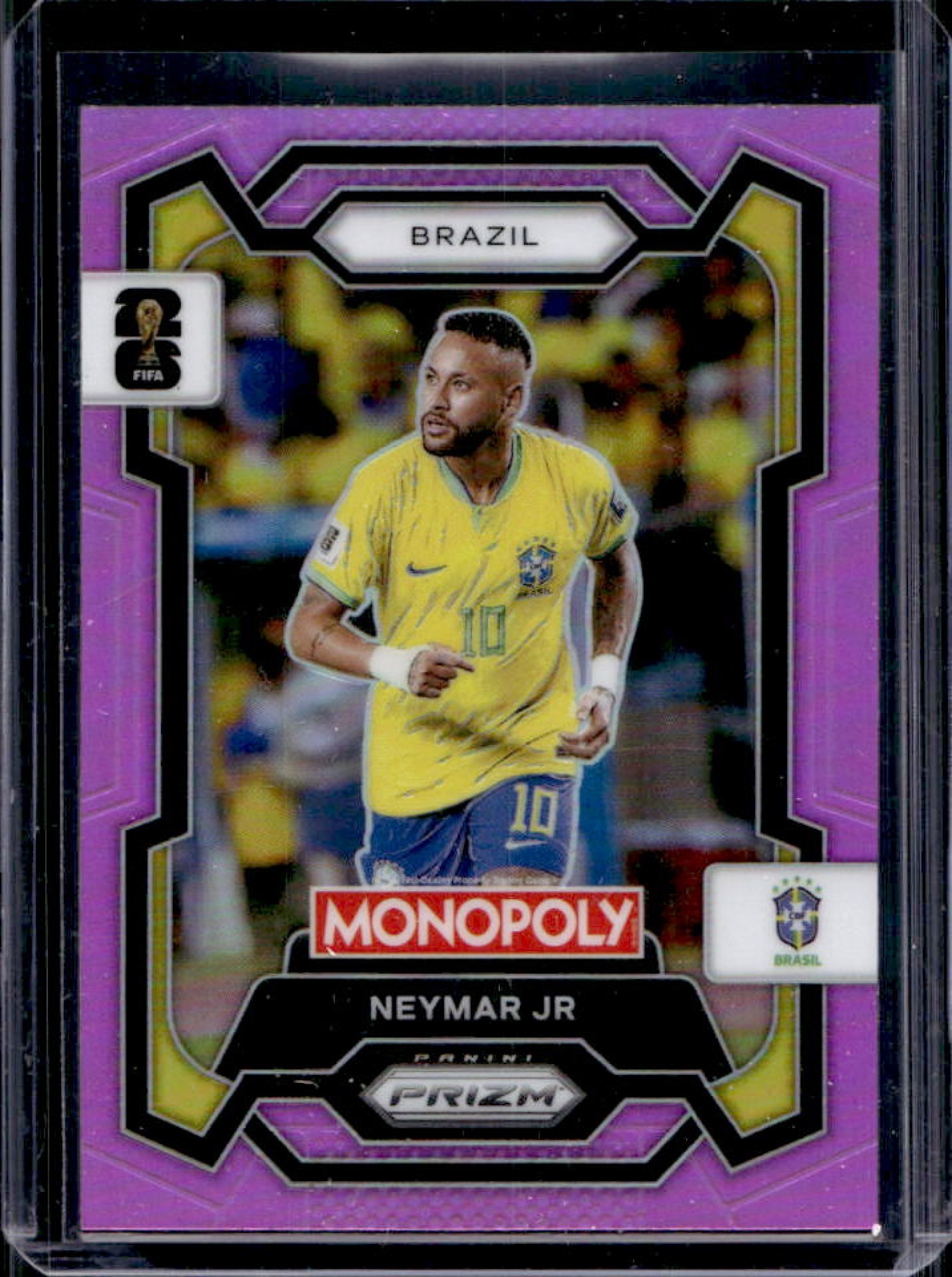 Neymar Jr. 2026 Prizm Monopoly World Cup #15 Pink /199 Price Guide ...
