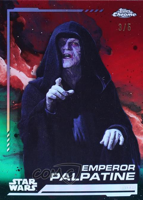 Emperor Palpatine 2024 Topps Chrome Star Wars #131 Dathomir Red ...