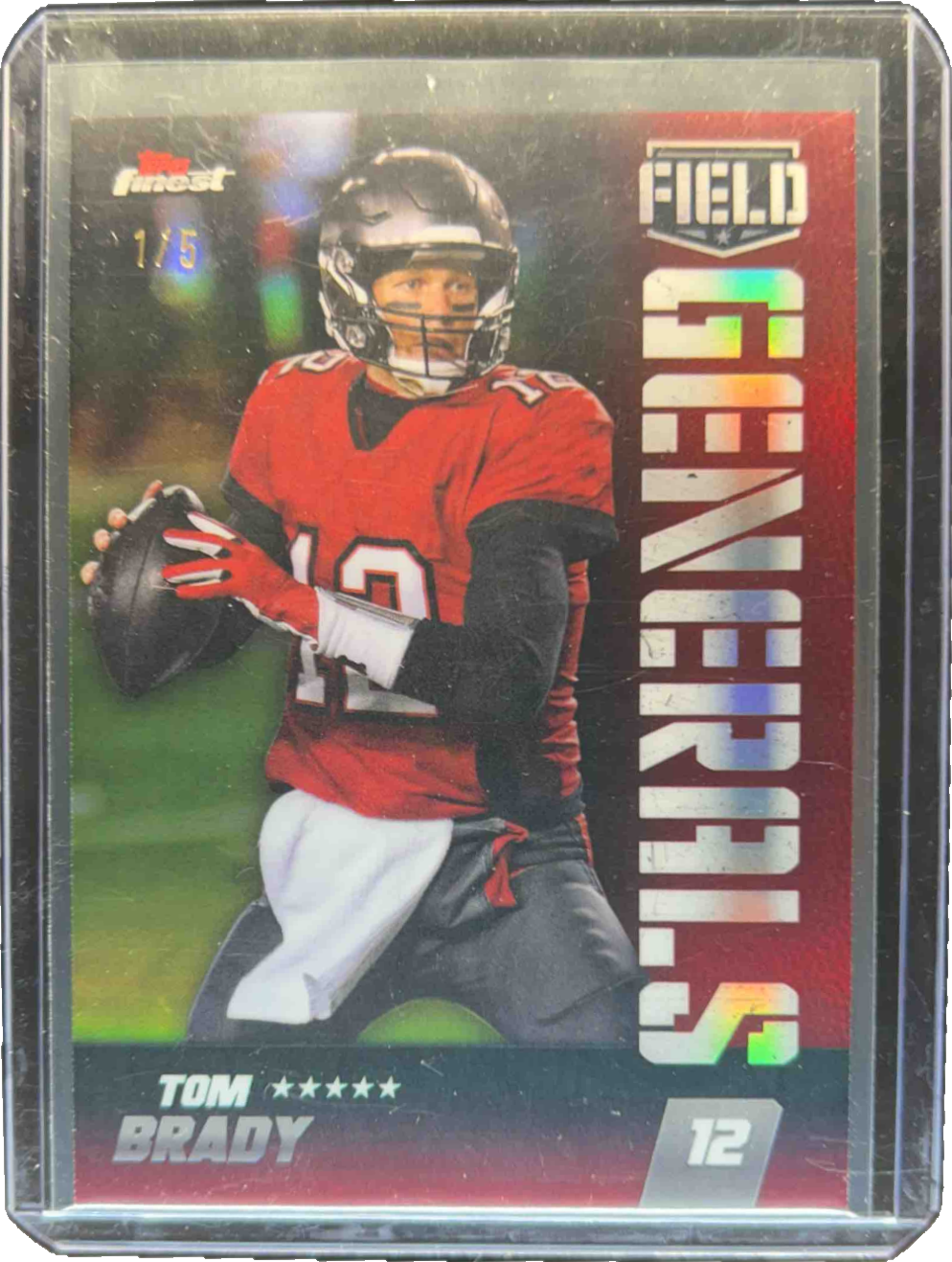 Tom Brady 2024 Topps Finest #FG-8 Field Generals - Red Refractor /5 ...