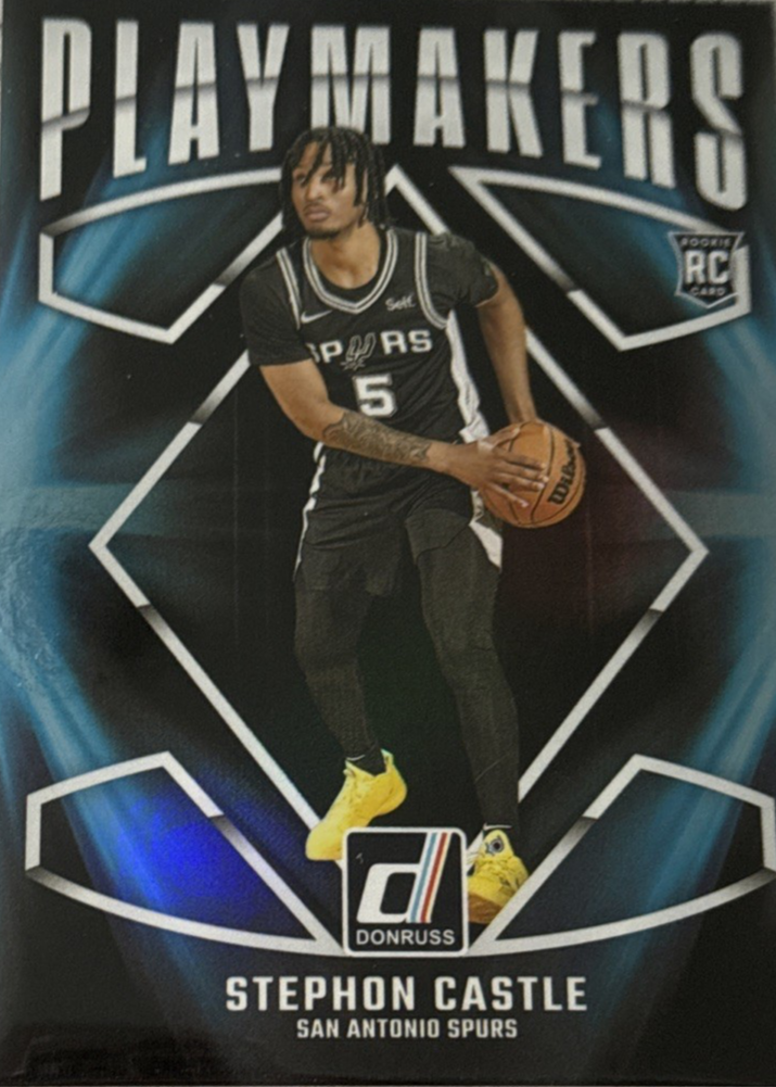 Stephon Castle 2024 Donruss #19 Playmakers /(SSP) Price Guide - Sports Card Investor