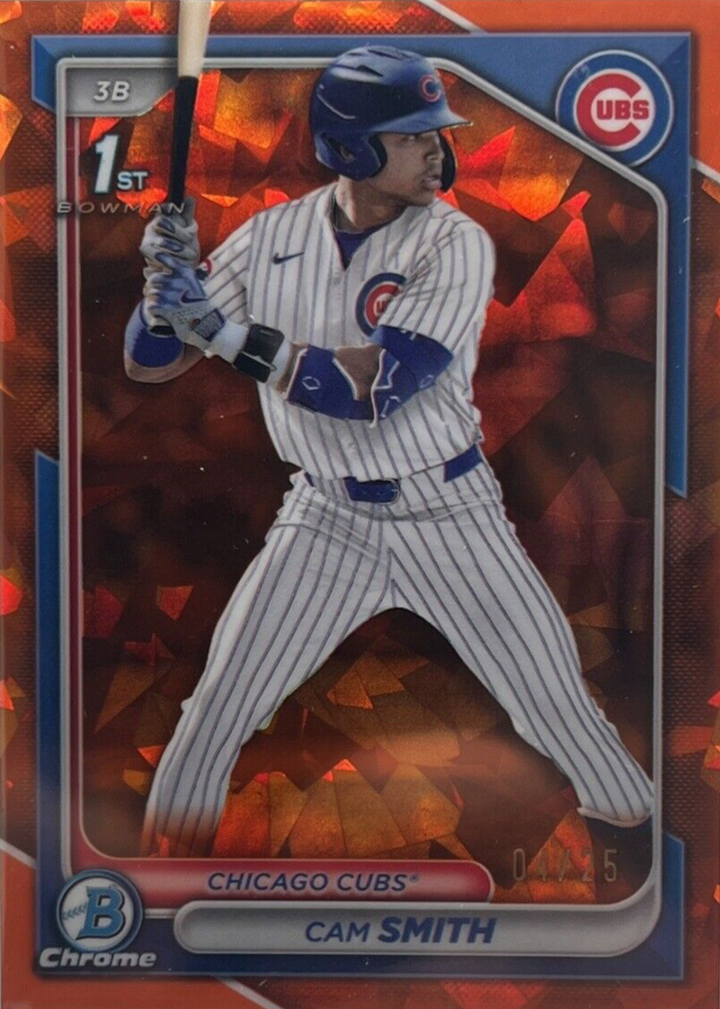 Cam Smith 2024 Bowman Draft Sapphire Edition #BDC-67 Chrome - Orange ...