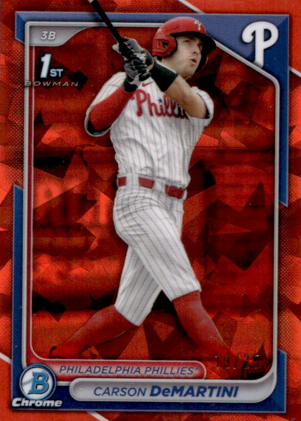 Carson DeMartini 2024 Bowman Draft Sapphire Edition #BDC-89 Chrome ...