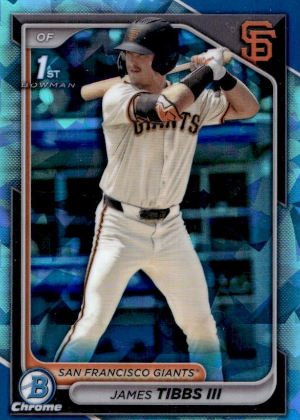 James Tibbs III 2024 Bowman Draft Sapphire Edition #BDC-40 Chrome (1st ...
