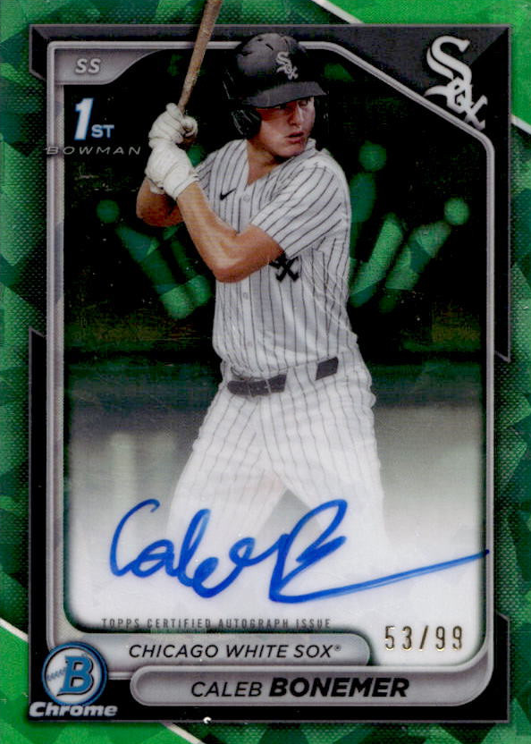 Caleb Bonemer 2024 Bowman Draft Sapphire Edition #CPA-CBO Chrome ...