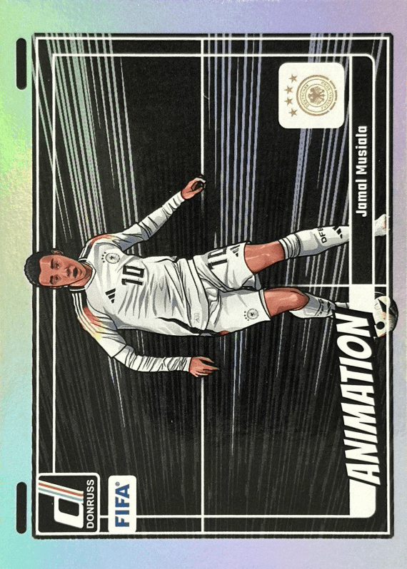 Jamal Musiala 2024 Donruss #12 Animation /(SSP) Price Guide - Sports ...