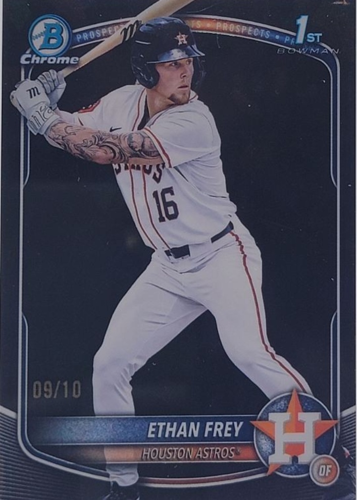 Ethan Frey 2025 Bowman Draft Sapphire Edition #BDC-67 Chrome - Black ...