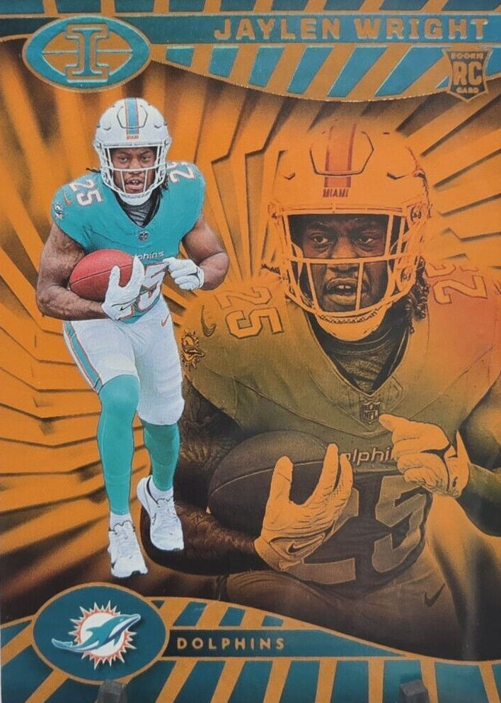 Jaylen Wright 2024 Illusions #56 Trophy Collection Orange Price Guide - Sports Card Investor