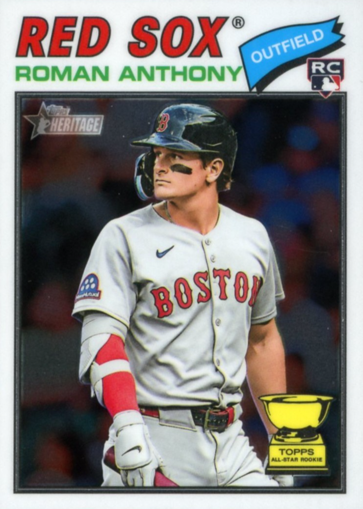 Roman Anthony 2026 Topps Heritage #86 Chrome Price Guide - Sports Card ...