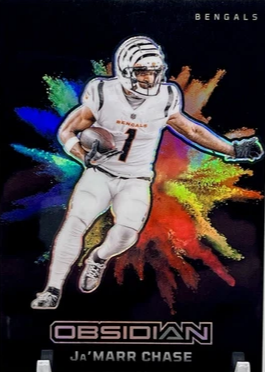 Ja'Marr Chase 2024 Obsidian #19 Black Color Blast /(SSP) Price Guide ...