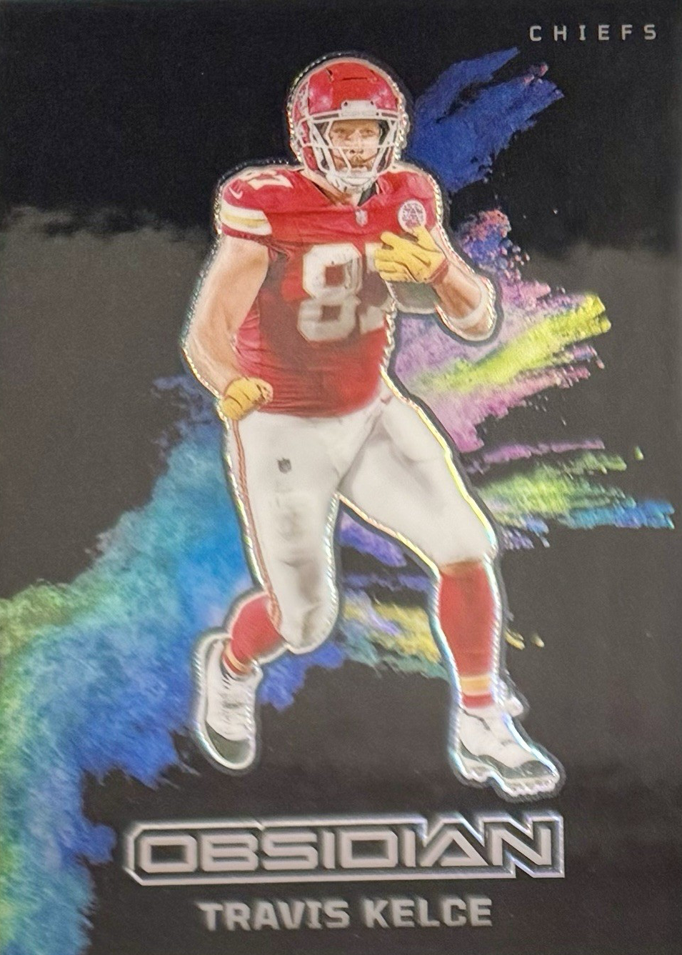 Travis Kelce 2024 Obsidian #21 Black Color Blast /(SSP) Price Guide - Sports Card Investor