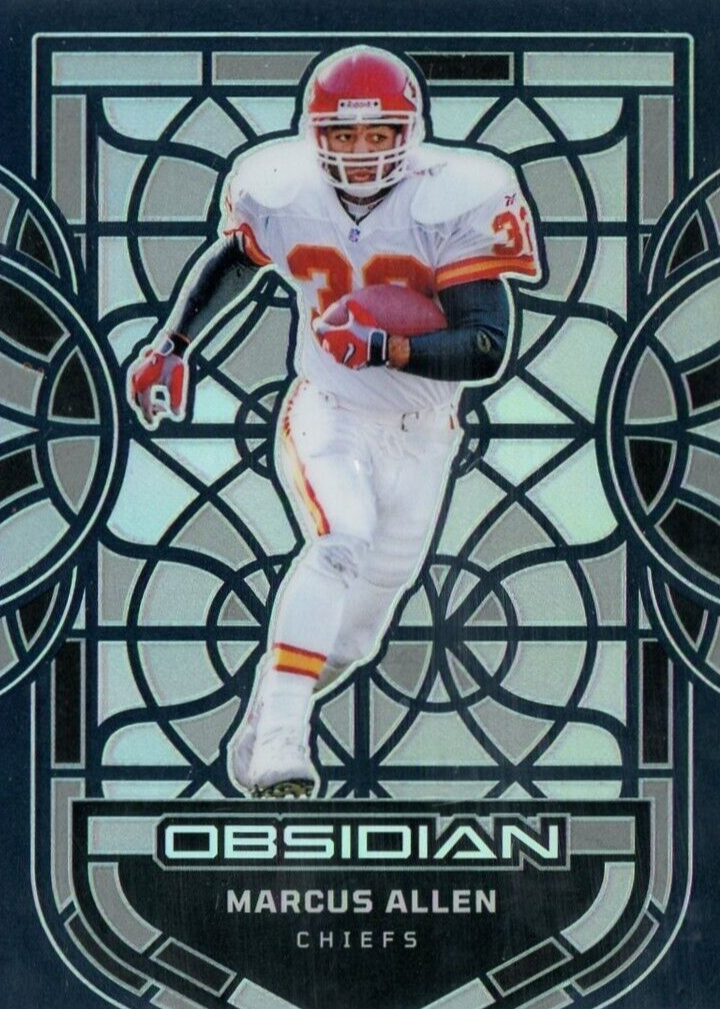 Marcus Allen 2024 Obsidian #3 Black Stained Glass /(SSP) Price Guide ...
