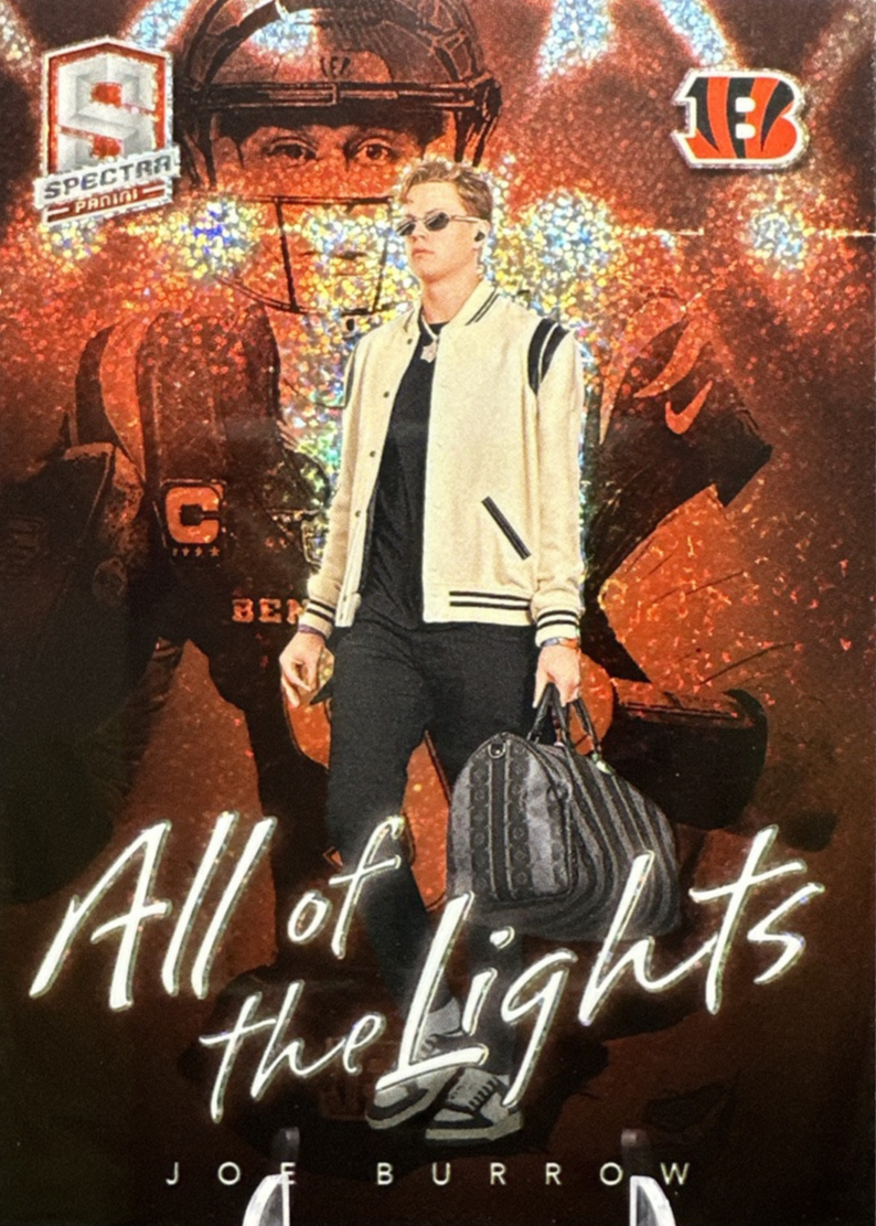 Joe Burrow 2024 Spectra #AOL-JBW All of the Lights /(SSP) Price Guide ...