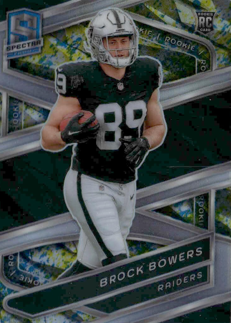 Brock Bowers 2024 Spectra #116 Neon Splatter /8 Price Guide - Sports ...