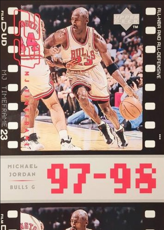 Michael Jordan 1998 Upper Deck Michael Jordan Living Legend #J5 ...