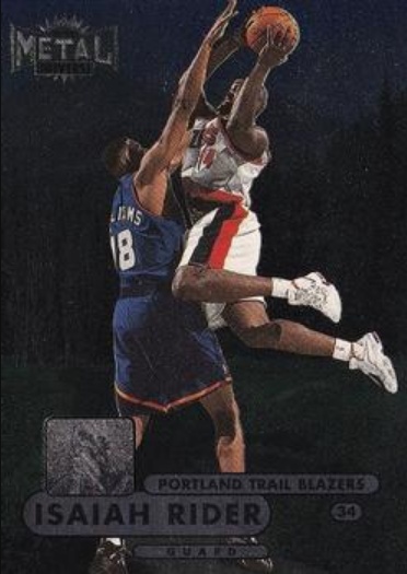 Isaiah Rider 1997 Metal Universe Championship #68 Base Price Guide ...