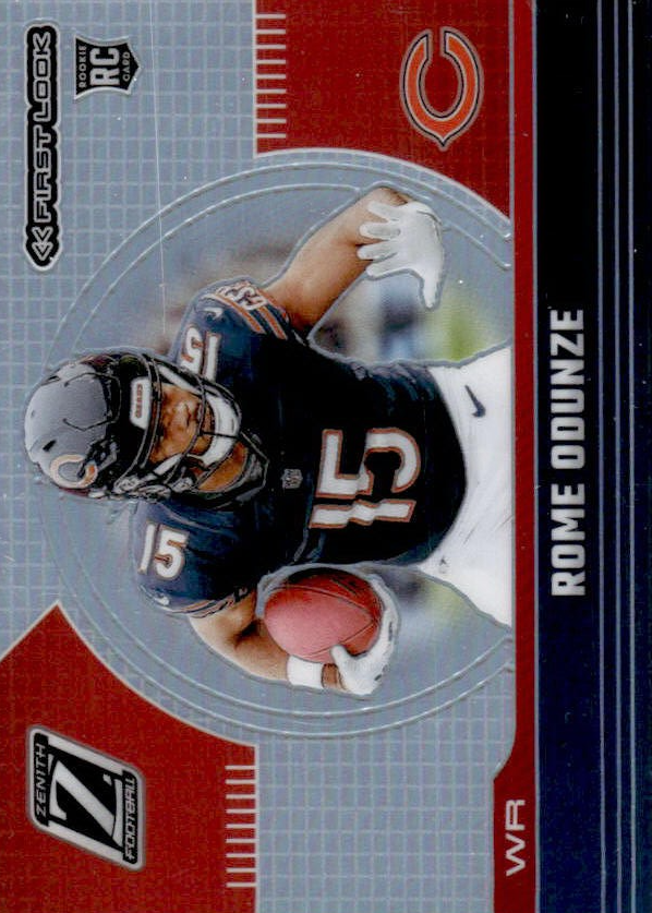 Rome Odunze 2024 Zenith #14 First Look /(SSP) Price Guide - Sports Card ...