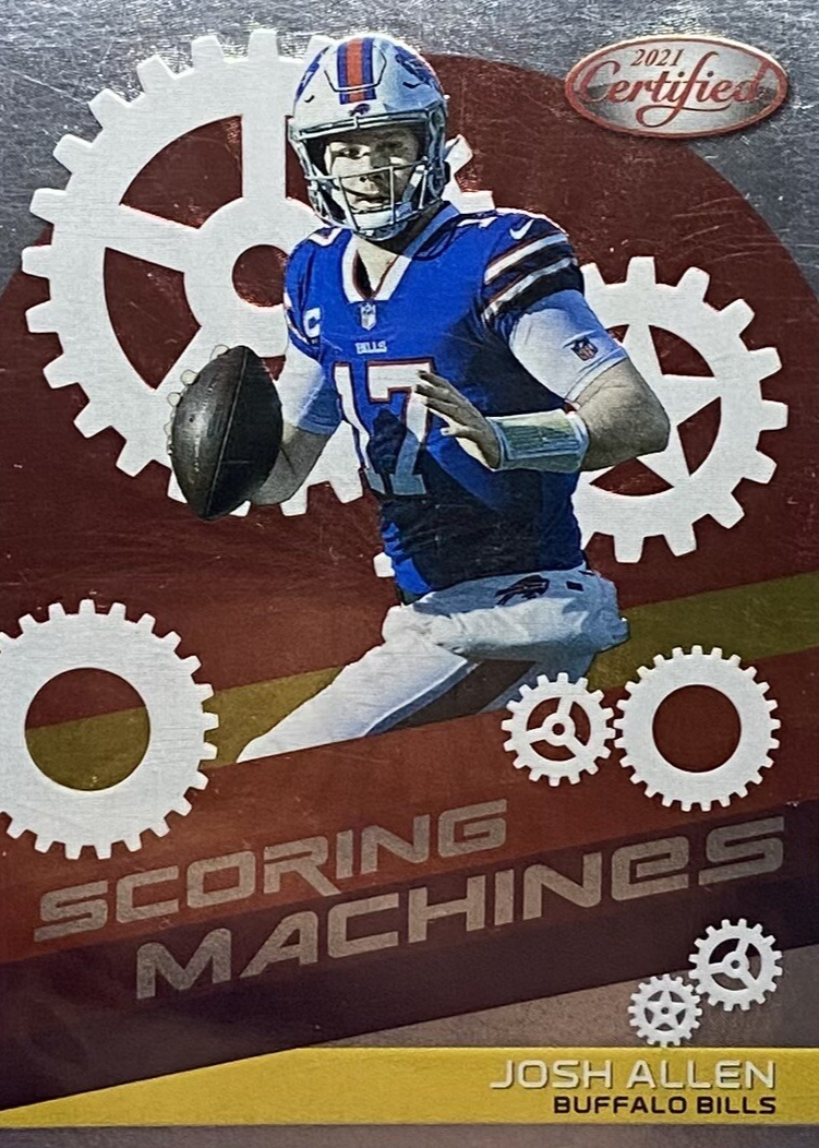 Josh Allen 2021 Certified #SM-3 Scoring Machines /(SSP) Price Guide ...