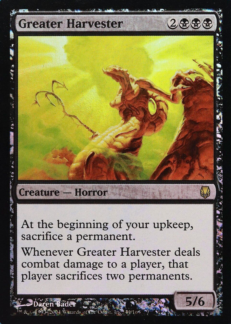 Greater Harvester Magic: The Gathering Cards Price Guide - Sports Card ...