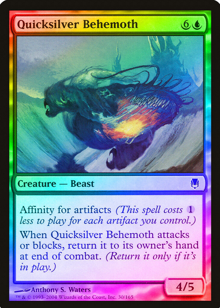 Quicksilver Behemoth Magic: The Gathering Cards Price Guide - Sports ...