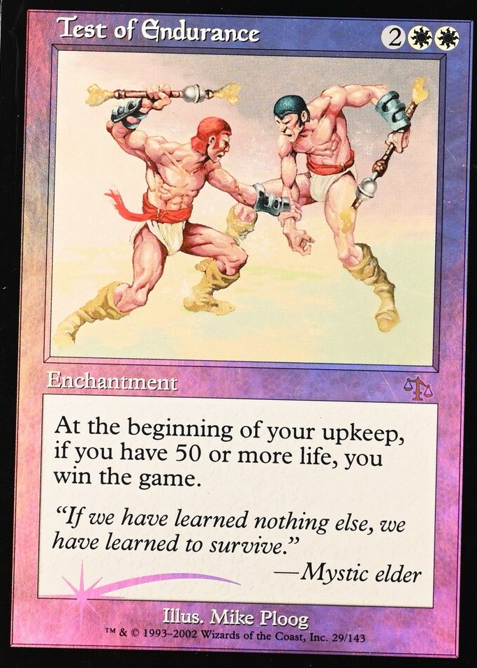 Test of Endurance Magic: The Gathering Cards Price Guide - Sports Card ...